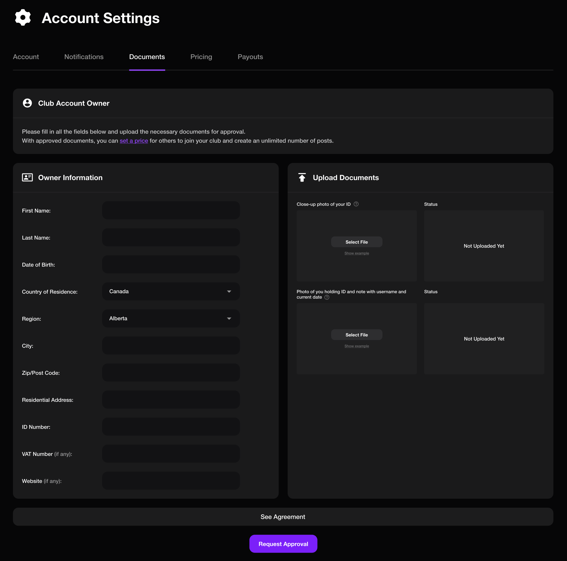 How To Submit Documents For Approval My Club Help Center